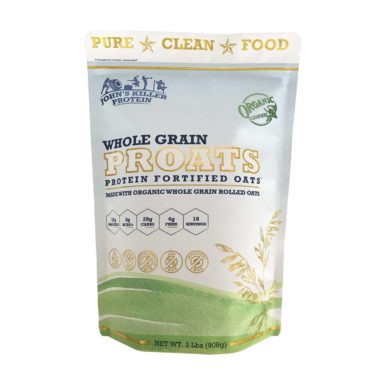 PROATS - high protein organic oats. Unsweetened - John's Killer Protein®