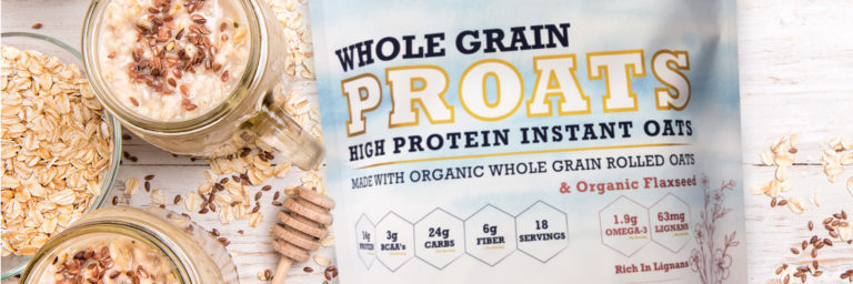 PROATS with flaxseed - page header — JohnsKillerProtein.com